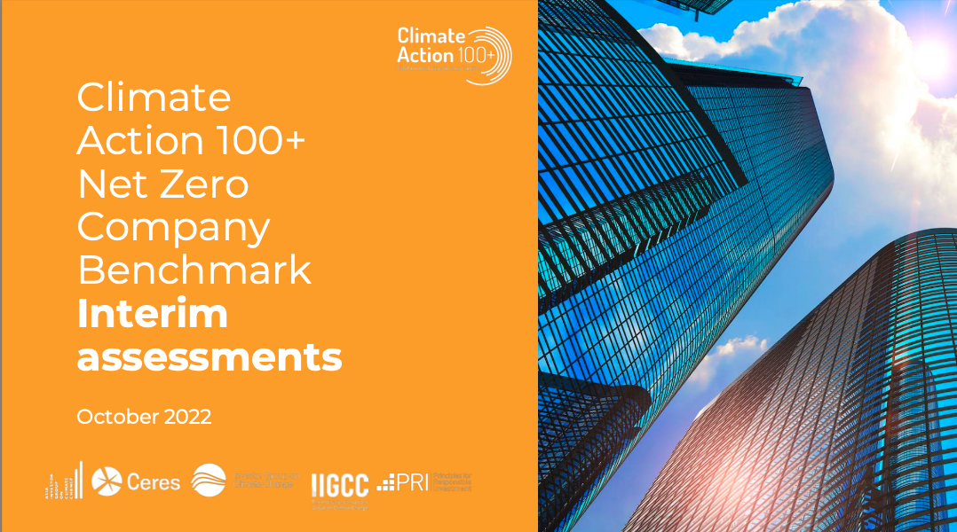 Climate Action 100+ Net Zero Company Benchmark - October 2022 Key ...